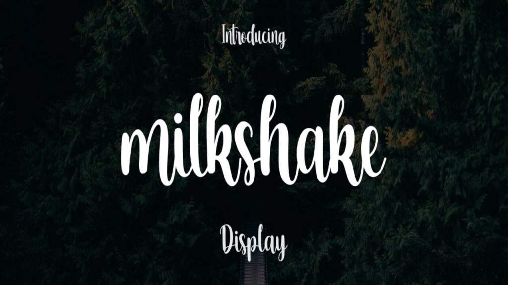 Use Milkshake Font Like A Pro