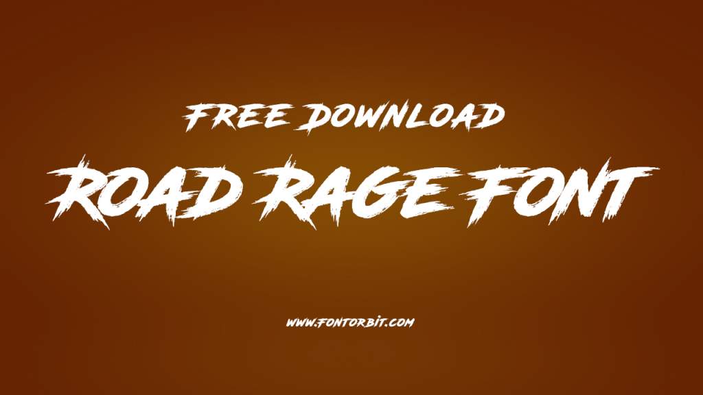Unleash Your Creativity With The Road Rage Font