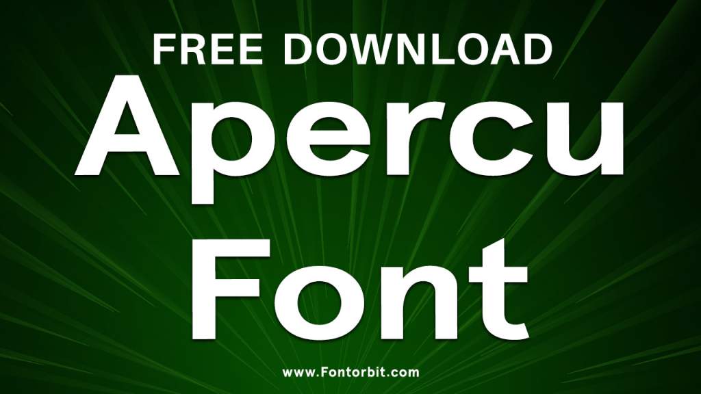 Apercu Font: Explore Its Unique Style and Features