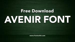 Avenir Font Features Elegance in Design Projects