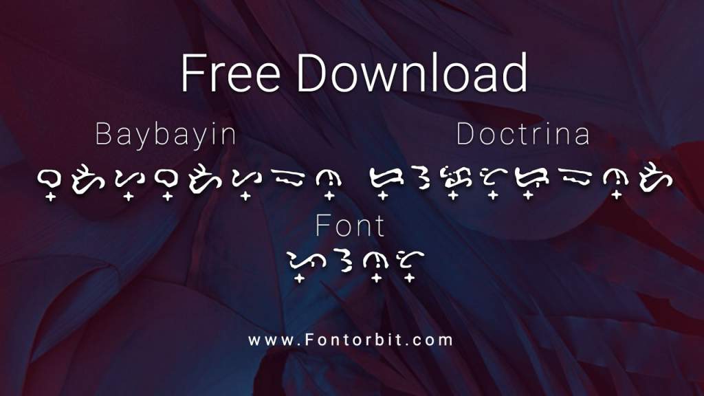 Explore Baybayin Doctrina Font for Artistic Design