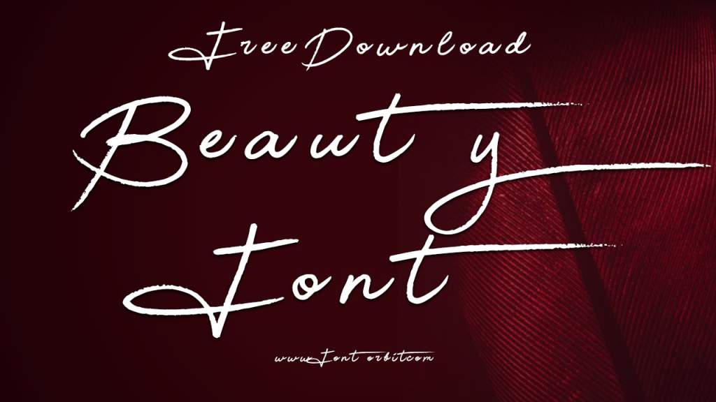 Beauty Font for Elegant and Stylish Typography