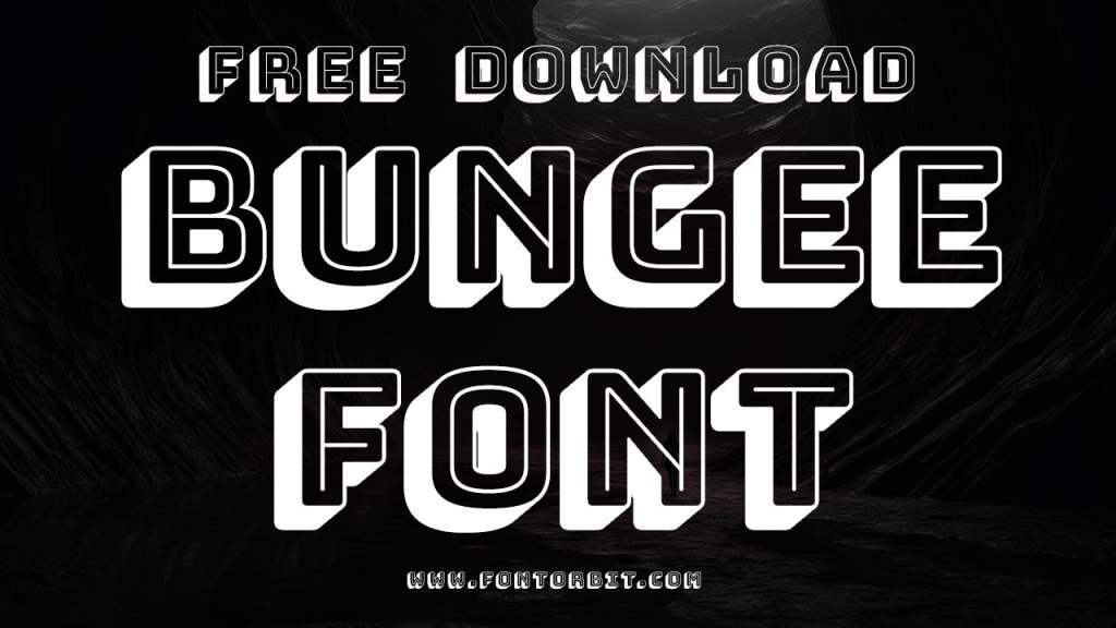 Explore Bungee Font For Eye-catching Typography
