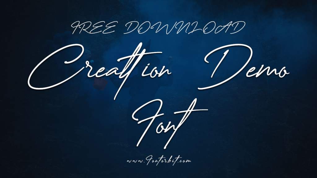 Creattion Demo Font: A Modern Typography Choice