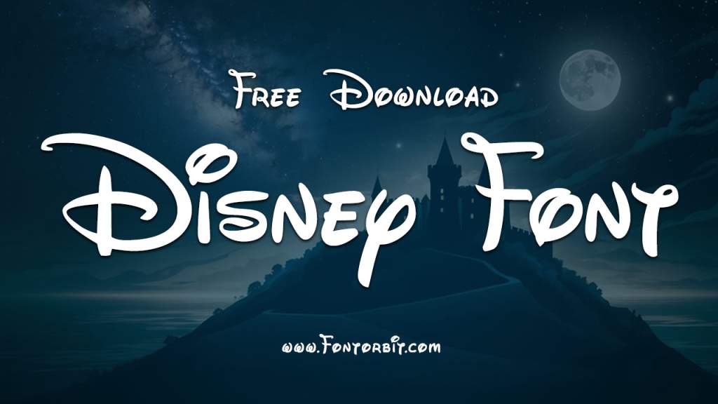 Disney Font For Stunning Designs And Typography