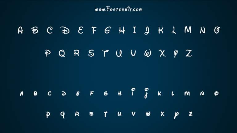 Disney Font For Stunning Designs And Typography