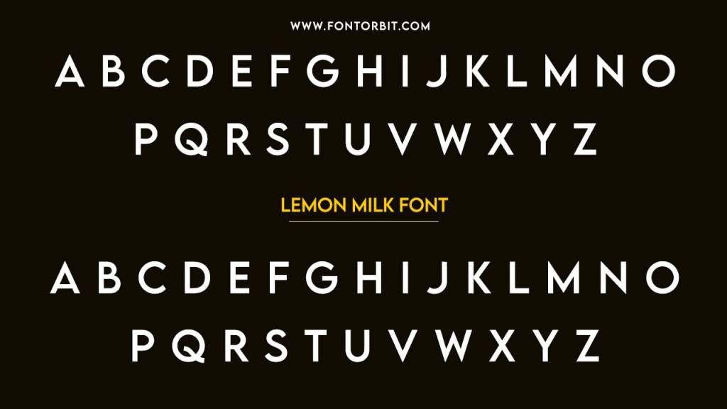 Lemon Milk Font Modern Design for Every Project