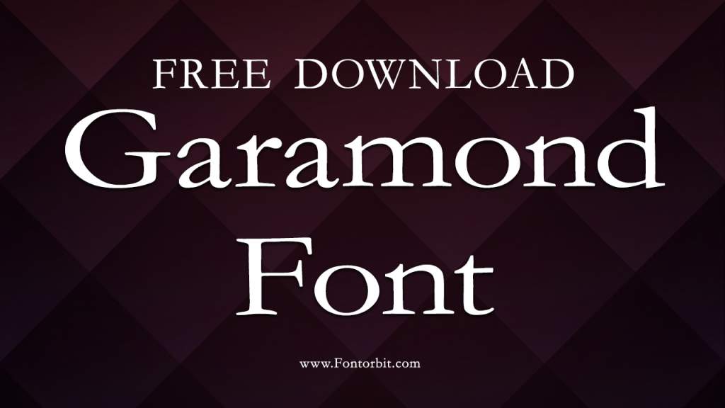 Garamond Font A Timeless Typeface For Designers