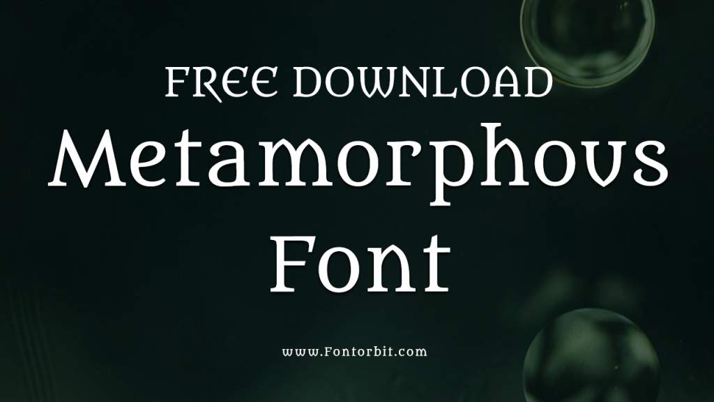 Metamorphous Font - Elevate Your Designs with Style