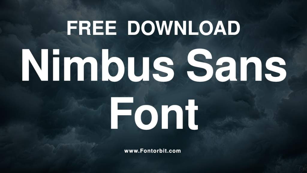 Nimbus Sans Font | A Modern Sans-Serif by URW