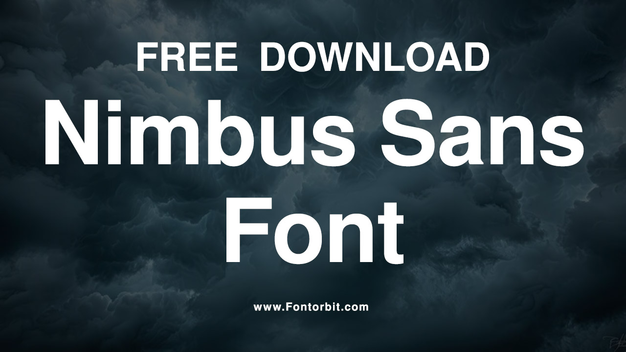 Unlock Creativity With Nimbus Sans Font