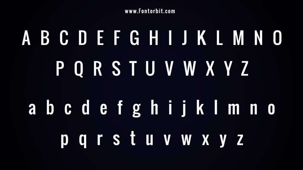 Oswald Font: Bold, Modern & Readable Typeface