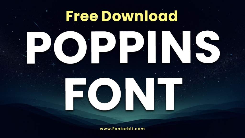 Poppins Font The Modern Typeface You Need