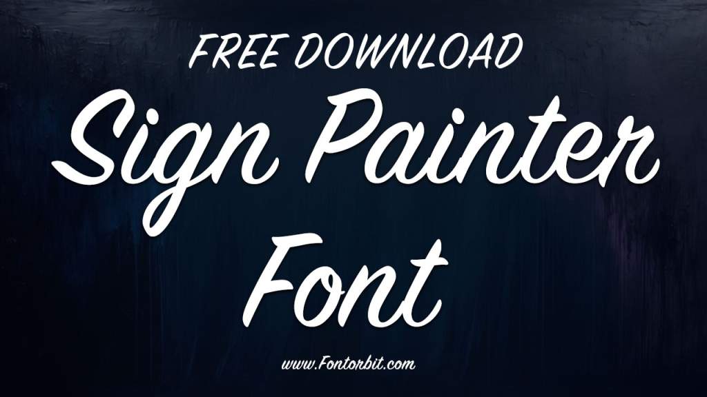 Sign Painter Font Perfect For Creative Projects