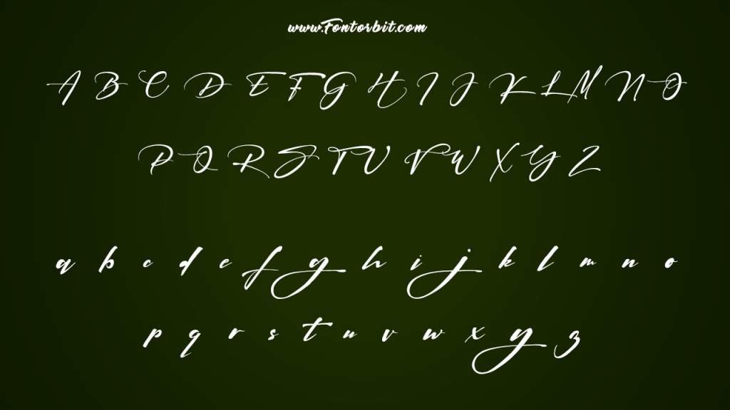 Use Signatrue Elegant Signature Font For Personal Projects