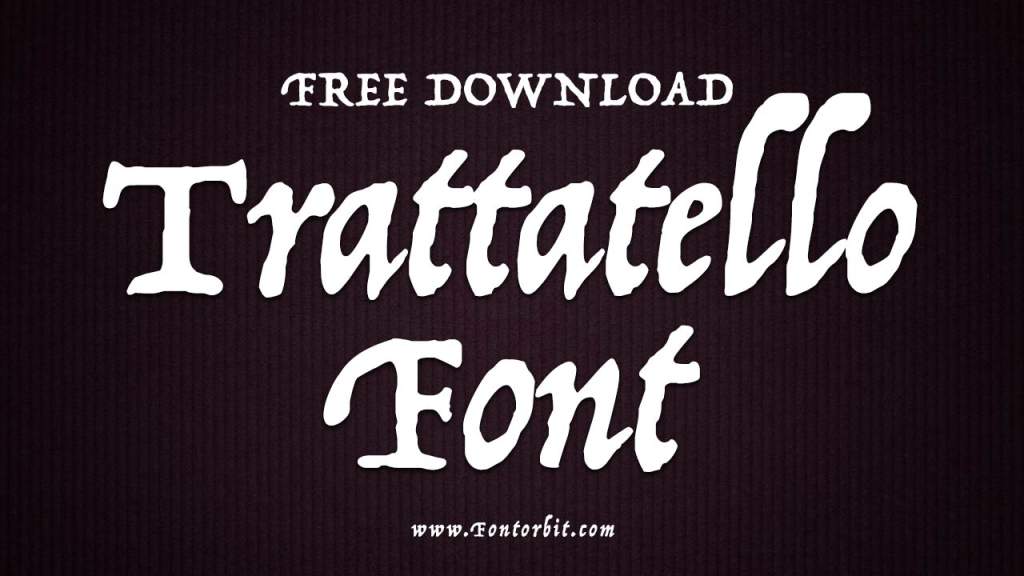 Trattatello Font Features and Design Insights