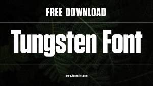 Tungsten Font: Clean And Stylish Typeface For All Design