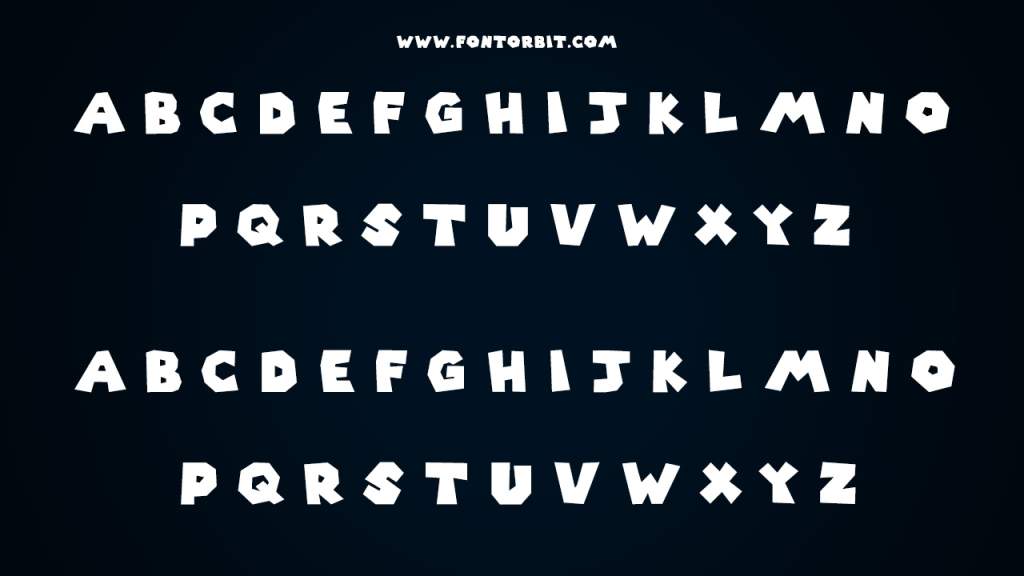 Super Mario Font: Playful Typeface