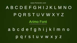 Arimo Font: Modern Typeface For All Your Design Needs