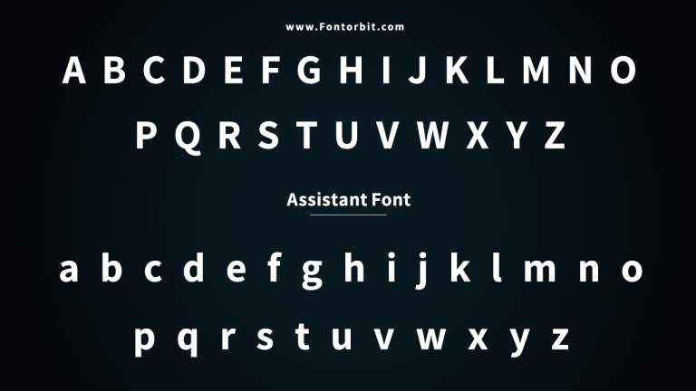 Assistant Font - A Perfect Choice for Every Design