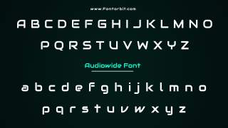Audiowide Font A Futuristic Font for Modern Design