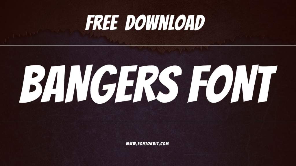 Bangers Font: Bold and Playful Typeface for Designs