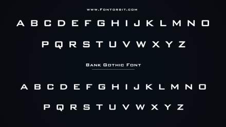 Bank Gothic Font - Enhance Your Projects with Style