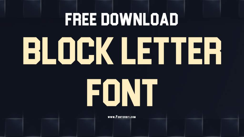 Blockletter Font Best Bold Typeface for Creative Designs