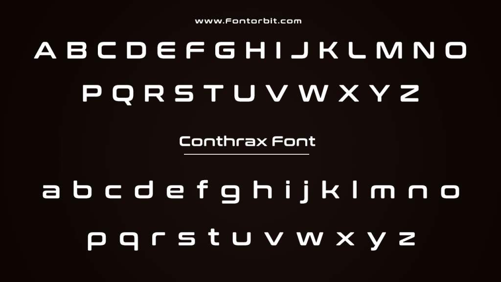 Conthrax Font A Modern Typeface For Your Designs