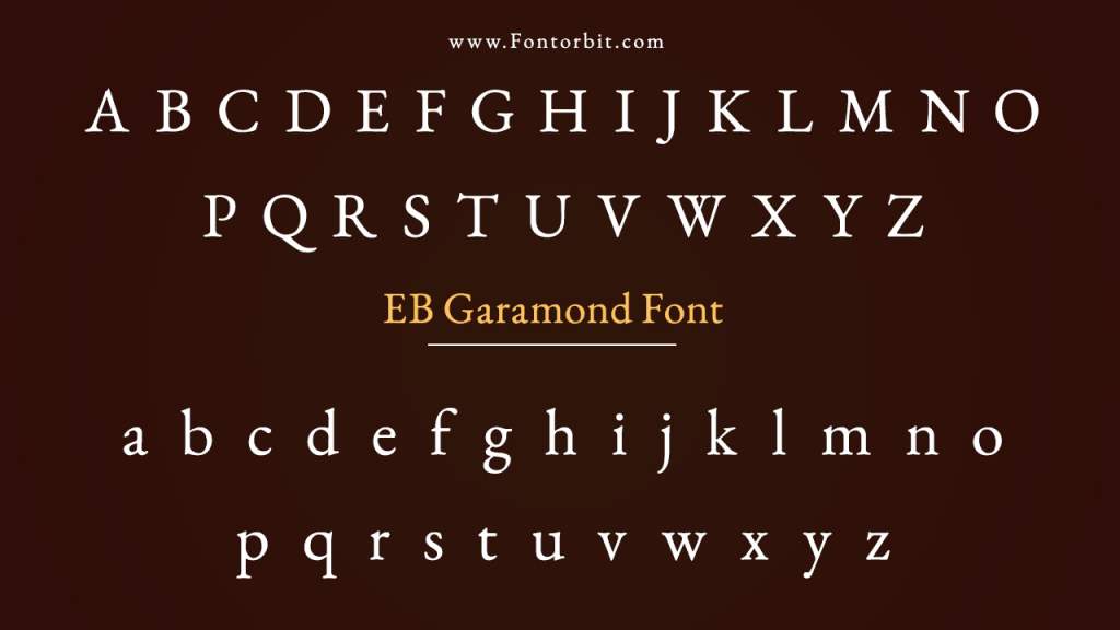 Download Eb Garamond Font For Creative Projects