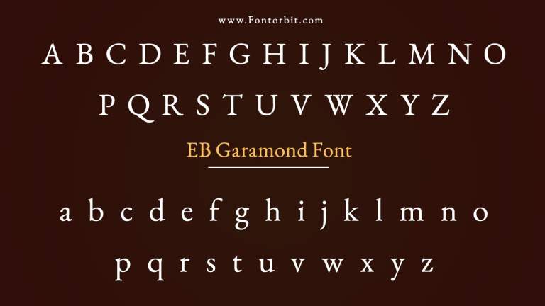 Download Eb Garamond Font For Creative Projects