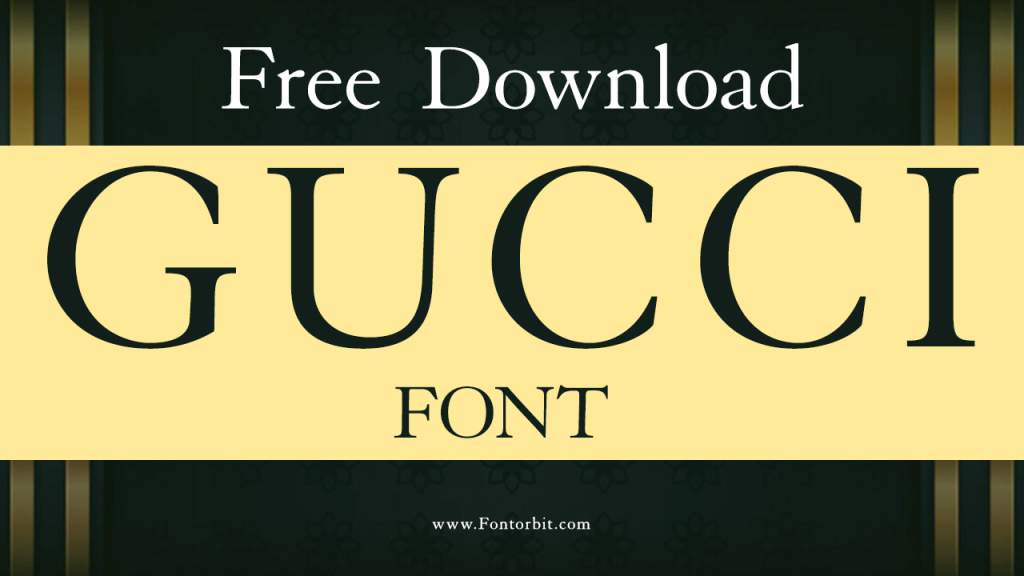 Gucci Font Design Inspiration for Your Projects