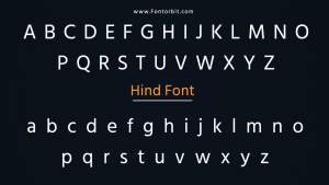 Hind Font Family - A Modern Sans-Serif Typeface