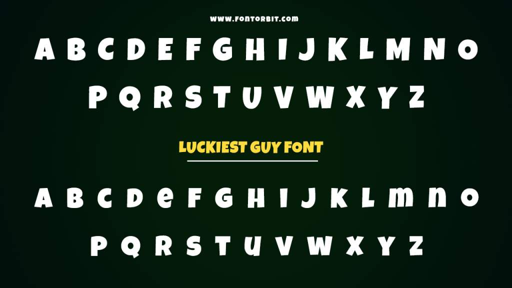 Luckiest Guy Font Add A Playful Touch To Your Designs