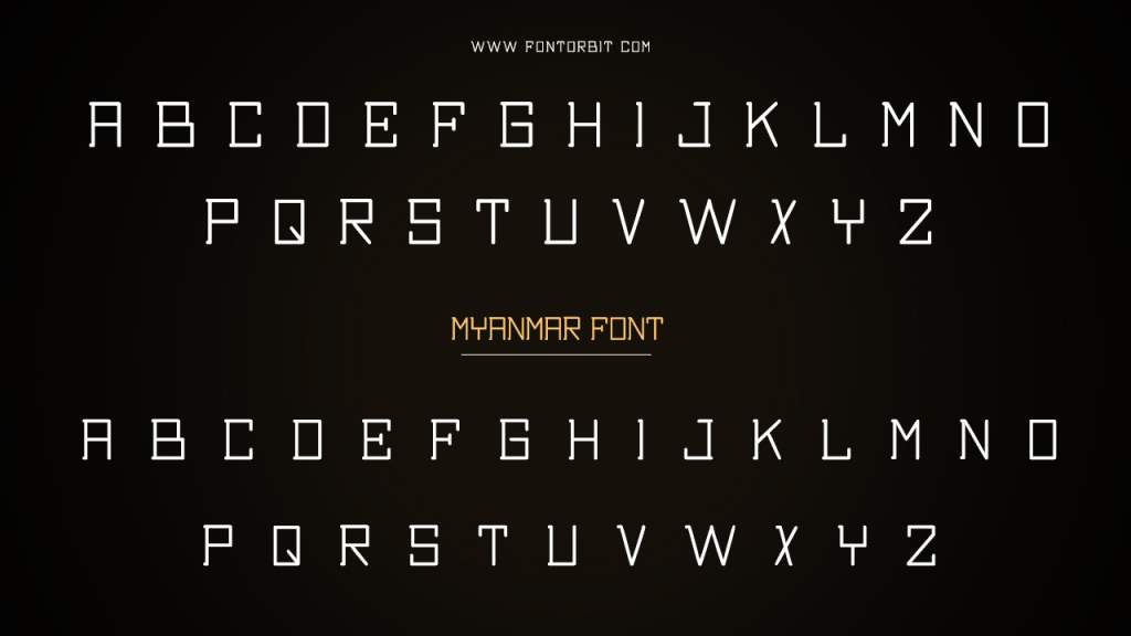 Myanmar Font: Enhance Your Designs with Unique Style