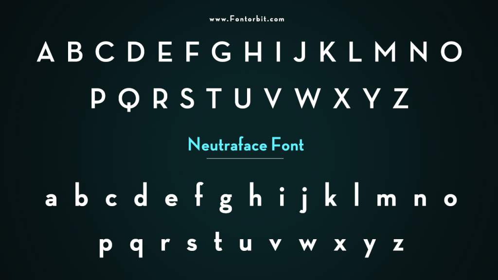 Neutraface Font Enhance Your Creative Projects