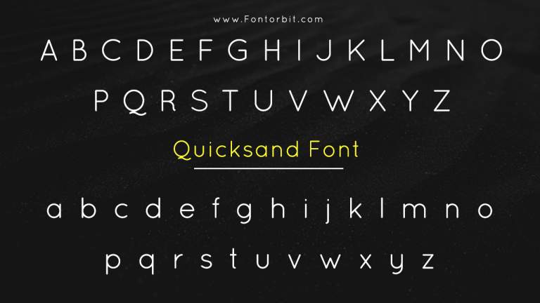 Quicksand Font: A Stylish Typeface for Modern Designs
