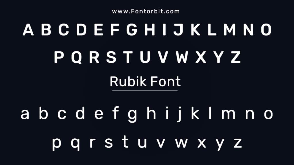 Rubik Font: A Bold Choice For Designers