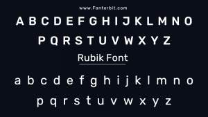 Rubik Font: A Bold Choice For Designers