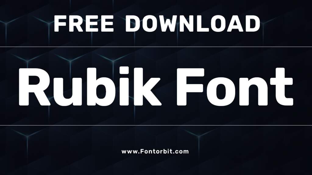 Rubik Font: A Bold Choice For Designers