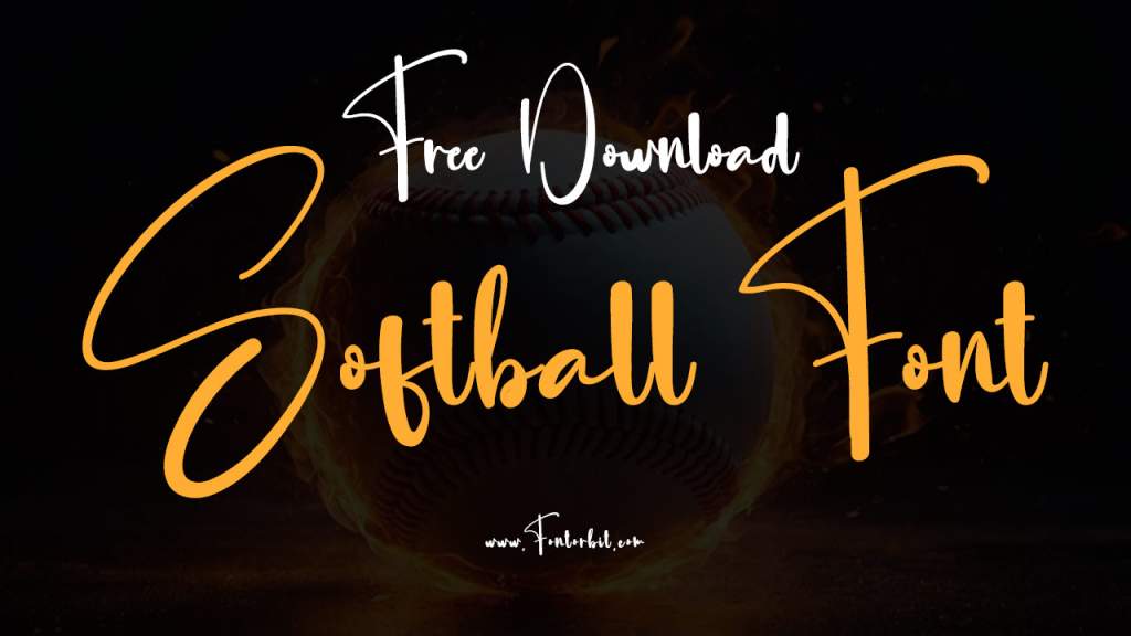 Download Softball Font | Stylish Sports Typography