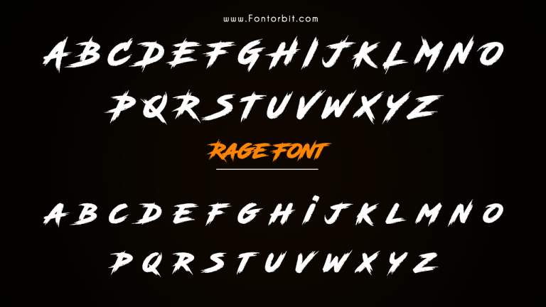 Rage Font: A Bold Choice For Creative Designs