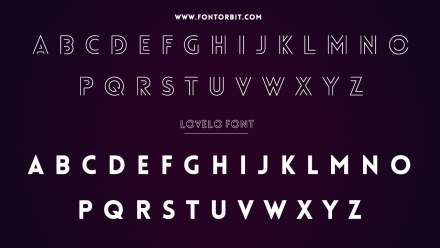 Lovelo Font | Modern Sans-Serif Typeface for Designers