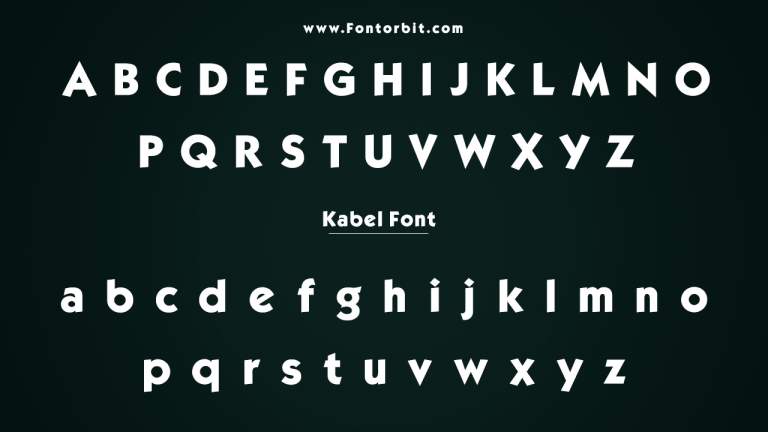 Explore Kabel Font: A Timeless and Elegant Typeface
