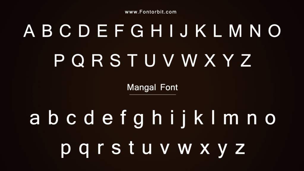 Mangal Font The Best Choice for Devanagari Typography