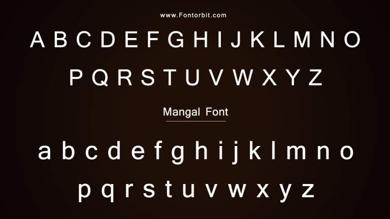 Mangal Font The Best Choice for Devanagari Typography