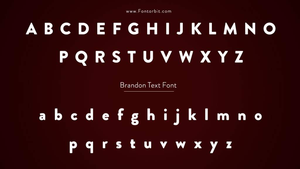 Brandon Text Font – Modern Sans Serif Typeface For Design