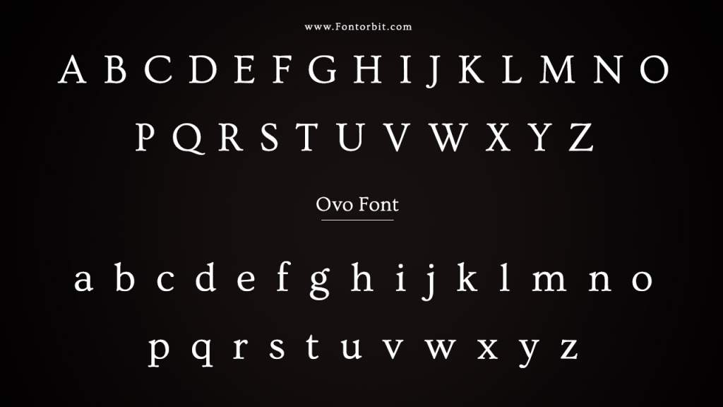 Ovo Font: Elegant Free Serif Typeface For Branding & More