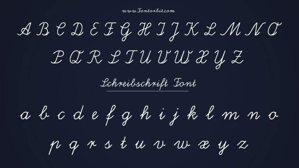 Schreibschrift Font: Elegant Handwriting Script For Design