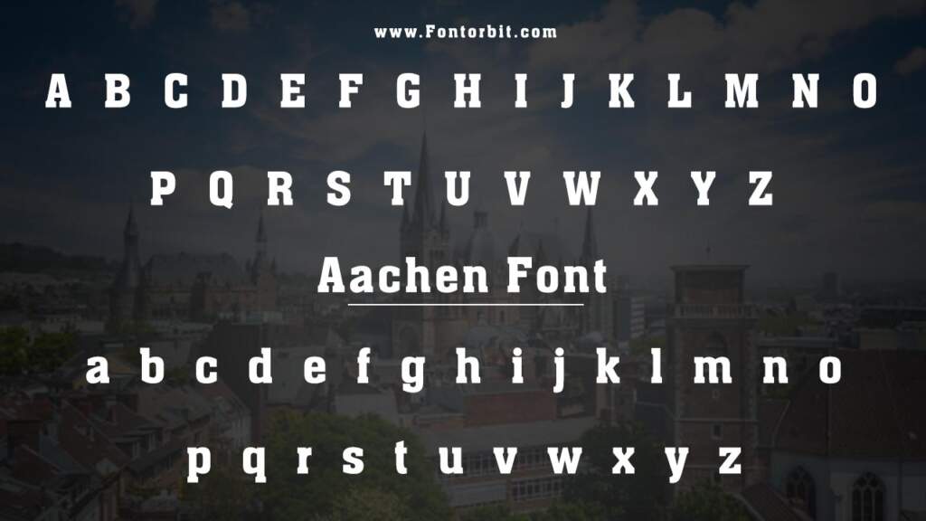 Aachen Font: The Bold Typeface for Branding & Design